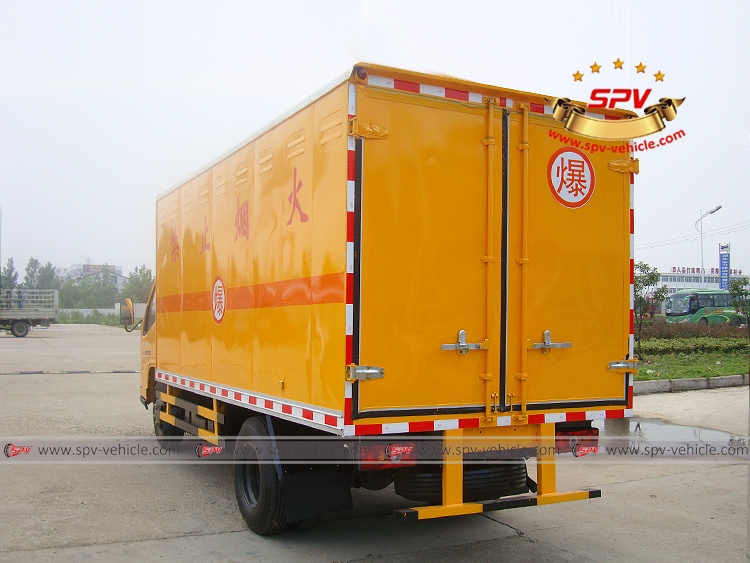 13 CBM Explosion Proof Truck, Firework Transport Truck, Anti-explosion ...