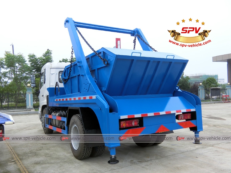 8 Tons Skip Container Truck, Skip Loader Truck, Swing arm Garbage Truck ...