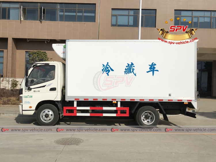 4 Tons Temperature Controlled Truck, Refrigerator Truck, Freezer Truck ...