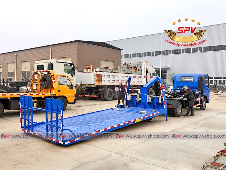 SPV dispatched rollback towing truck ISUZU at 25th, December, 2019.