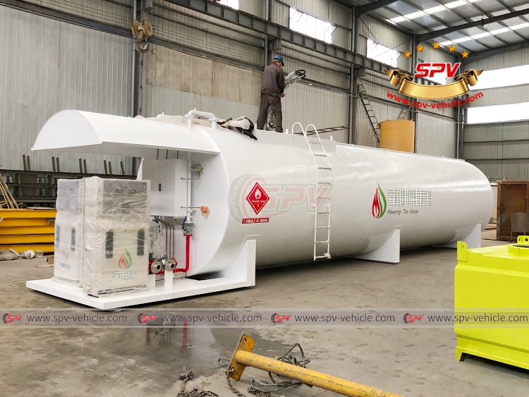 Diesel Storage Tank 70 m3, 70,000 Litres Fuel Skid Tank, Petrolum Skid ...