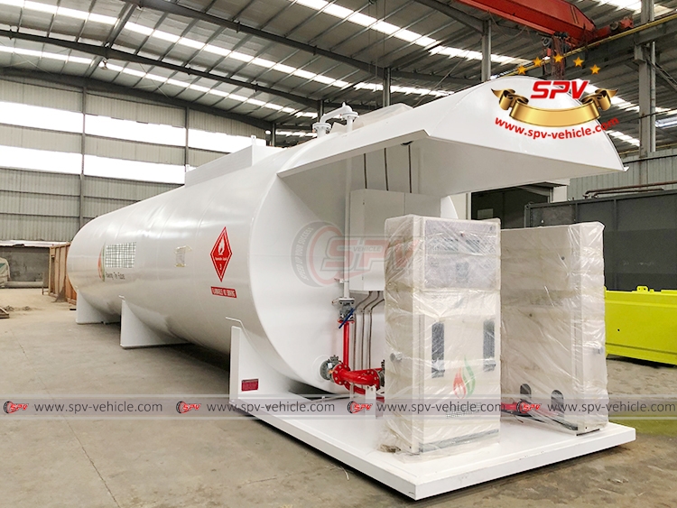 Diesel Storage Tank 70 m3, 70,000 Litres Fuel Skid Tank, Petrolum Skid ...