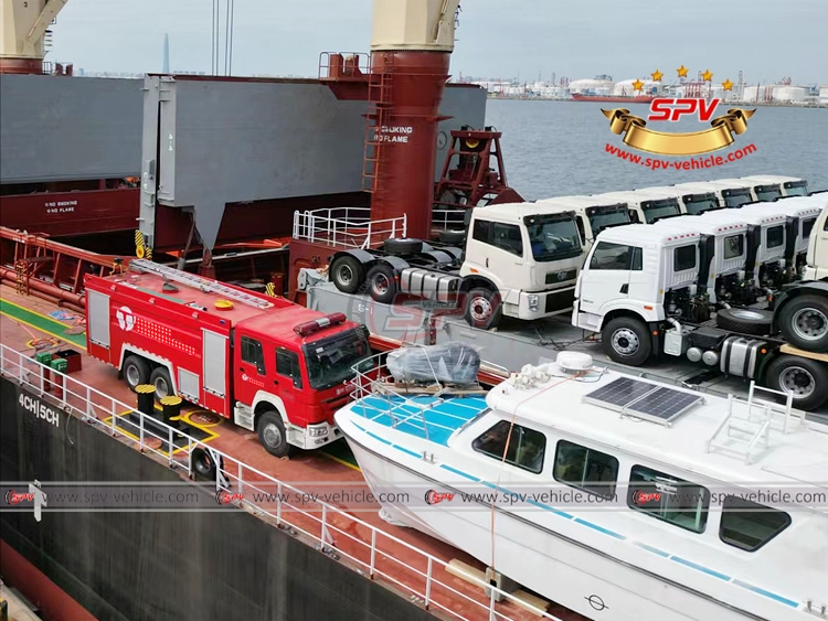 【Mar. 2021】To Congo - Foam Fire Tanker Sinotruk(12,000 Litres)