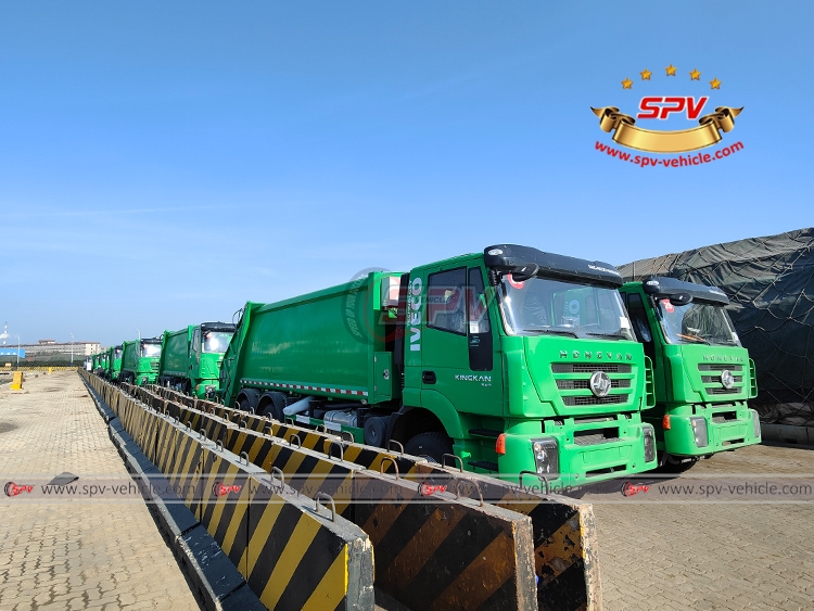 20 CBM Garbage Compactor Truck, Compactor Waste Truck, Rear Loader from ...
