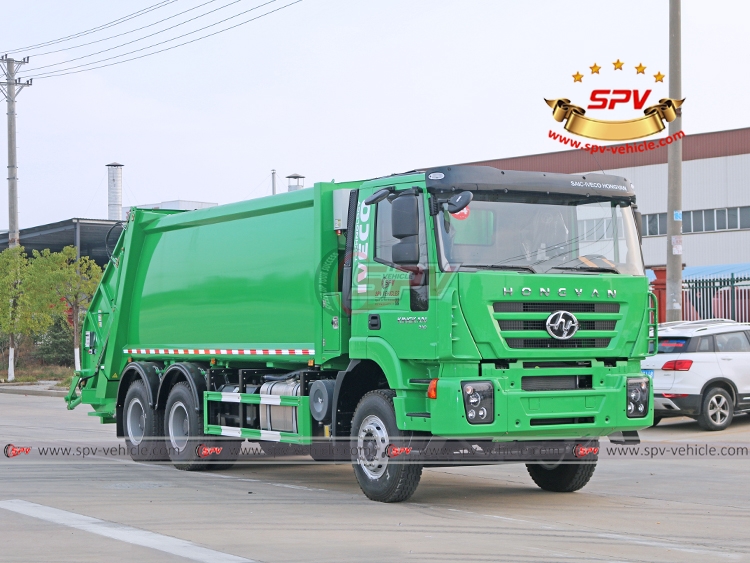 20 CBM Garbage Compactor Truck, Compactor Waste Truck, Rear Loader from ...