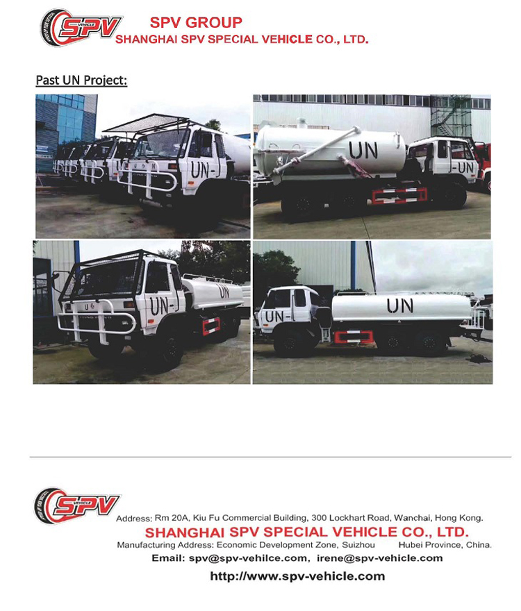 7,000 Litres Water Tank Truck, Water Delivery Truck, Mobile Water Truck ...