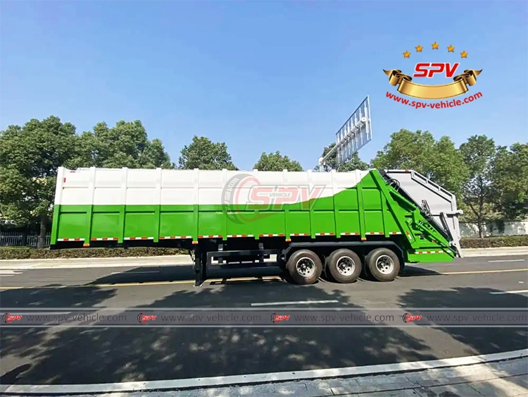 Compressed Garbage Semitrailer | Refuse Transfer Semitrailer ...