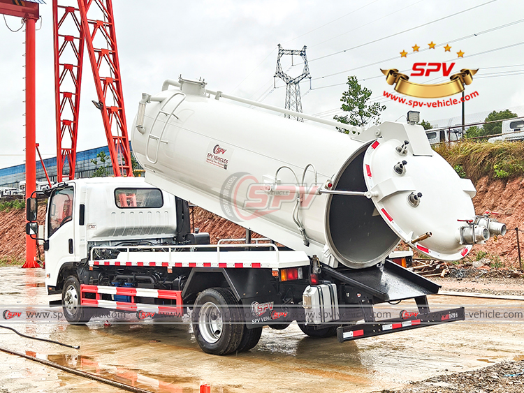 SPV Dispatched 1 Unit of Sewage Vacuum Pump Truck ISUZU (6,000 Litres ...