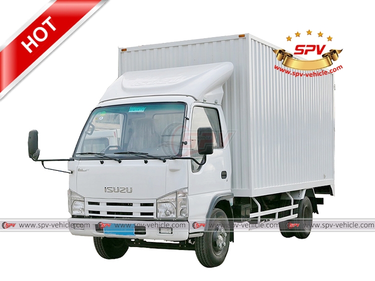 2 Tons ISUZU Corrugated Box Van, Box Vehicle, Cargo Truck from China | SPV