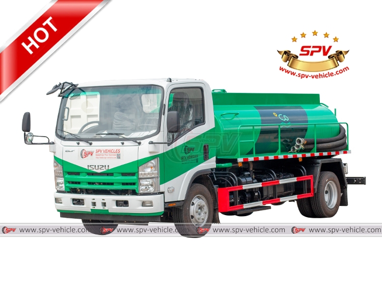 Liquid Waste Sucking Truck ISUZU NPR, Fecal Suction Truck from China - SPV