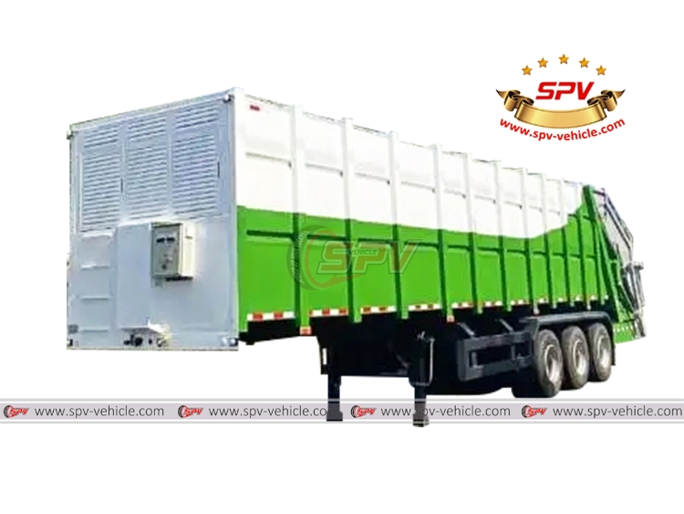 Compressed Garbage Semitrailer | Refuse Transfer Semitrailer ...