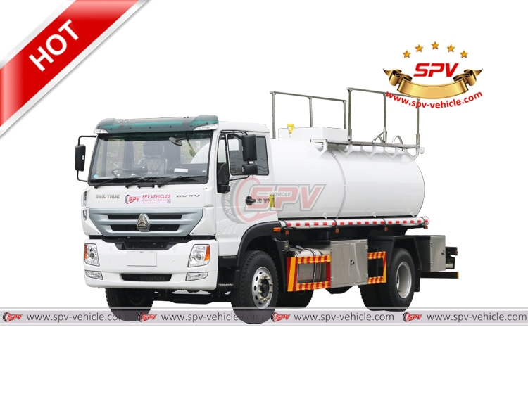 10,000 Litres (26,00 Gallons) Stainless Steel Chemical Tank Truck - SPV ...